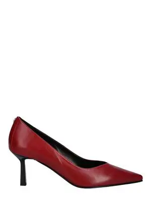 Hugo 75mm Pointed-toe Heel Pumps - Red