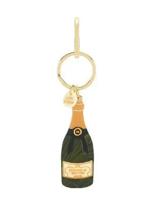SOLAR ECLIPSE Hand-painted Champagne Bag Charm And Keychain - N,a