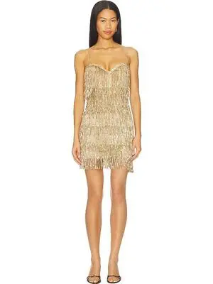 Majorelle Samara Mini Dress - Gold