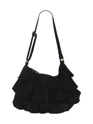 FREE PEOPLE Rae Ruffle Shoulder Bag