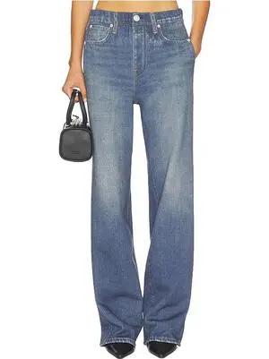 Rag & Bone X Miramar Fleece Wide Leg Jeans - Anderson