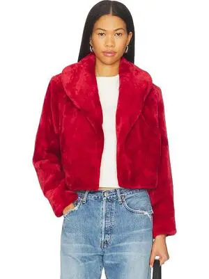 Blanknyc Cropped Faux Fur Coat - Hot To Trot