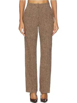ALIGNE Lena Wool Trouser - Sand Flec