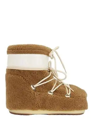 Moon Boot Icon Low Fleece Boots - Camel