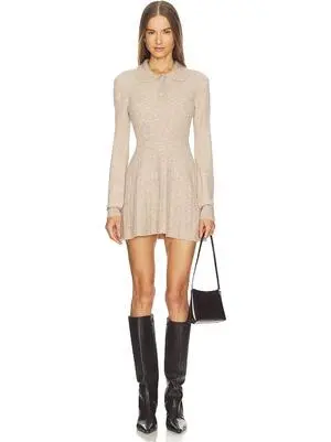 LOBA Brookelle Mini Dress - Oatmeal