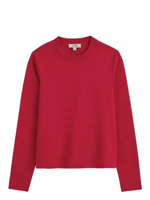 Cos COS Long Sleeve T-Shirt Red