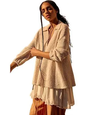 Free People Ren Sweater Pullover - Ivory Dream