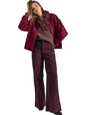 AMO JEANS Frida Trouser - Aubergine