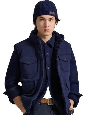 Ralph Lauren Loopback Fleece Utility Vest - Cruise Navy