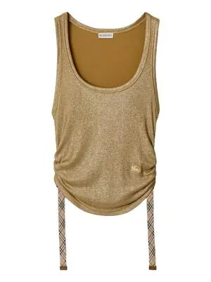 Burberry Festival Viscose Tank Top - Lignum Brown
