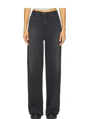 Ag Deven Wide Leg Jeans - Black