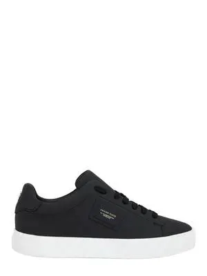Philipp Plein Logo-plaque Leather Sneakers - Black
