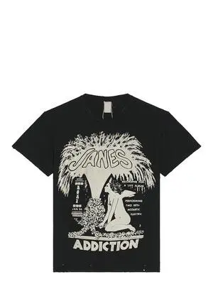 MadeWorn Janes Addiction T-shirt In Black - Coal