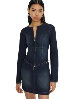 REFORMATION Mika Super Stretch Denim Jacket Lamond