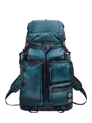 Stone Island X Porter Hand Corrosion Backpack - Blue