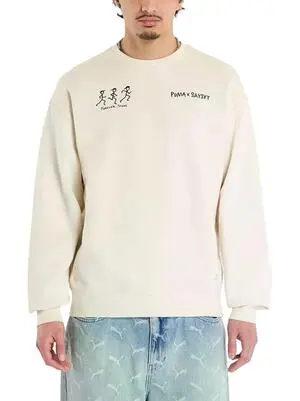 PUMA X Saysky Crew-neck Sweatshirt - Neutrals