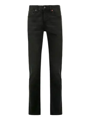 BOSS Slim-cut Stretch-denim Jeans - Black