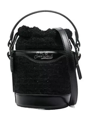 MC2 SAINT BARTH Mini Mila Tweed Bucket Bag