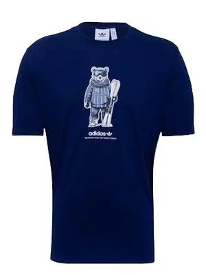 Adidas Winter Sports Ski Bear Graphic T-shirt - Dark Blue