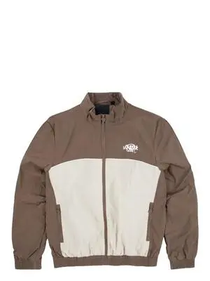 SYNA WORLD Logo Shell Track Jacket - Brown/beige