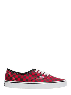 Valentino Garavani Vlogo Check Canvas Low-top Sneakers - Rouge Pur