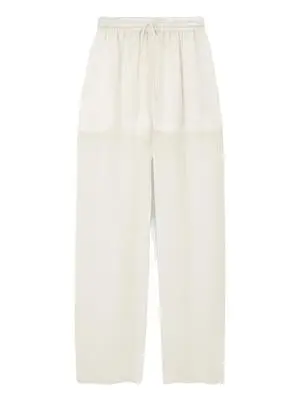 Sharon Wauchob Tuileries Satin-trimmed Silk-tulle Pants - White
