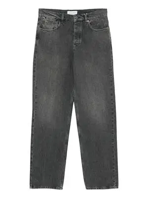 MARINE SERRE Moon Print Belt-loop Jeans - Grey