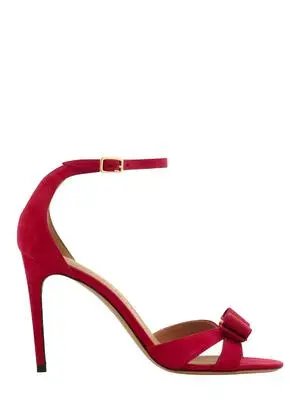 FERRAGAMO Ferragamo 90mm Vara-Bow Sandals Red