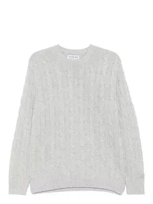 MC2 SAINT BARTH Regent Cable Knit Sweater - Grey