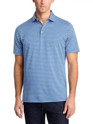 Peter Millar Dunnes Performance Polo Shirt Windsor Blue