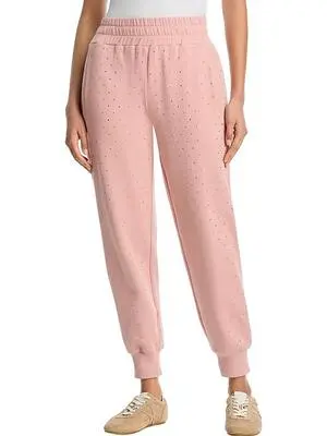 Generation Love Embellished Jogger Pants - Dusty Pink