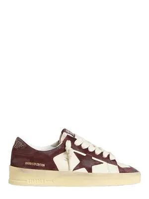 GOLDEN GOOSE Stardan Sneakers - Bordeaux/cream