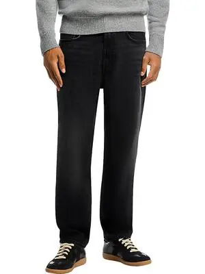 Hugo 838 Relaxed Tapered Fit Jeans - Black
