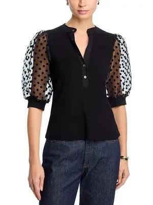 SIX FIFTY Colette Top - Black