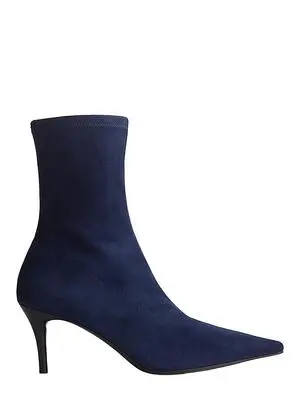 Rag & Bone Mercer Pointed Boots Navy Suede
