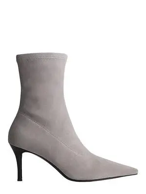 Rag & Bone Mercer Pointed Boots Stone Suede