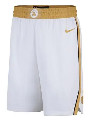 Nike Boston Celtics City Edition Dri-fit Nba Swingman Shorts - White