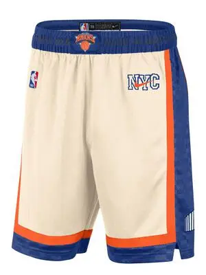 Nike New York Knicks City Edition Dri-fit Nba Swingman Shorts - Brown
