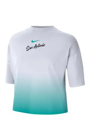Nike San Antonio Spurs Courtside City Edition Premium Nba Boxy T-shirt - White