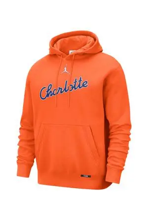 Nike Charlotte Hornets City Edition Basketball Club Pull-Over Hoodie Orange