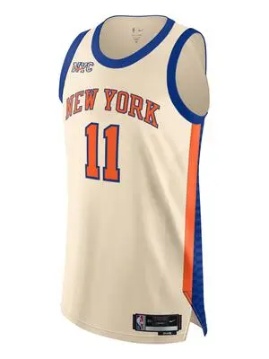 Nike Jalen Brunson New York Knicks City Edition Authentic Jersey - Brown