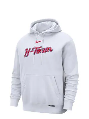 Nike Houston Rockets City Edition Club Pullover Hoodie - White