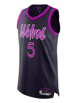 Nike Anthony Edwards Timberwolves City Edition Nba Authentic Jersey - Purple