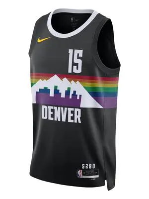 Nike Nikola Jokiä Denver Nuggets City Edition Nba Swingman Jersey - Black