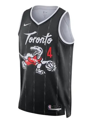 Nike Scottie Barnes Toronto Raptors City Edition Nba Swingman Jersey - Black