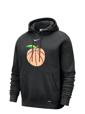 Nike Atlanta Hawks City Edition Club Fleece Hoodie - Black
