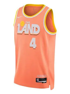 Nike Evan Mobley Cleveland Cavaliers City Edition Nba Swingman Jersey - Orange