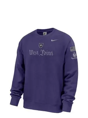 Nike Army Rivalry Club College Pullover Crew - Purple