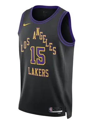 Nike Los Angeles Lakers City Edition Dri-fit Nba Swingman Jersey - Black