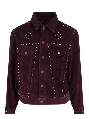 Needles Studs Corduroy Jacket - Purple